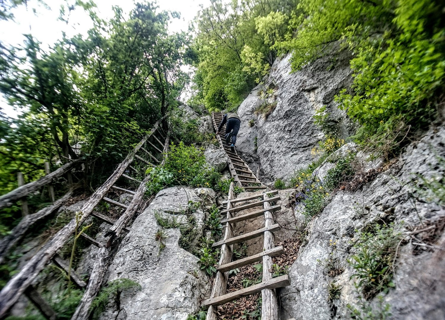 E adevărat că în România există un sat unde localnicii ajung doar cu scara?