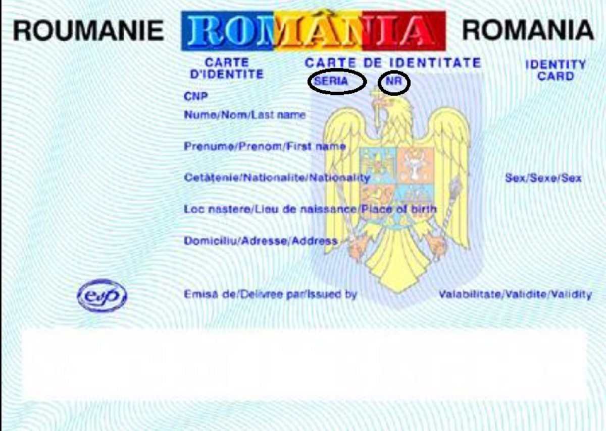 Care este seria de buletin? Ce semnificație are?