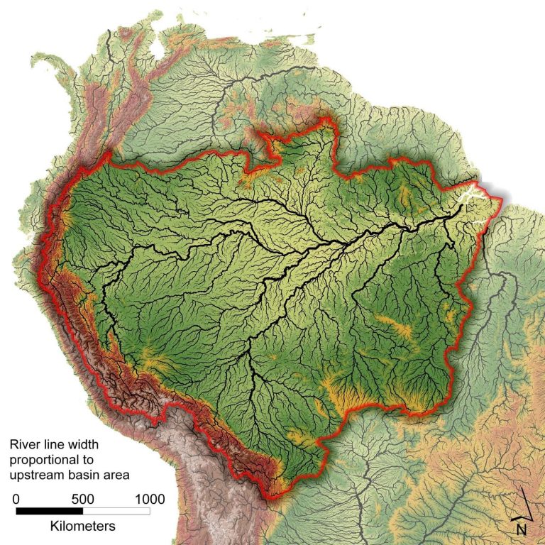 Câți afluenți are Amazonul, râul cu cei mai mulți din lume?