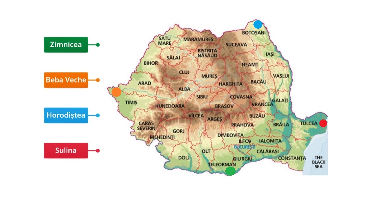 Care sunt punctele extreme ale României? Unde sunt zonele extreme?